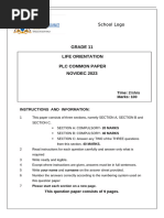 LO Revision Booklet 2025 GR 11 T2 | PDF | Climate Change | Agriculture