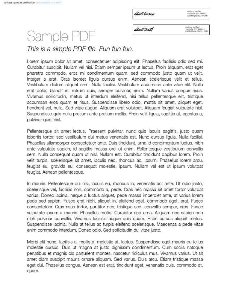 Sample (Version 5) | PDF