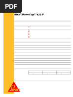Sikatop - 122 Plus | PDF | Concrete | Mortar (Masonry)