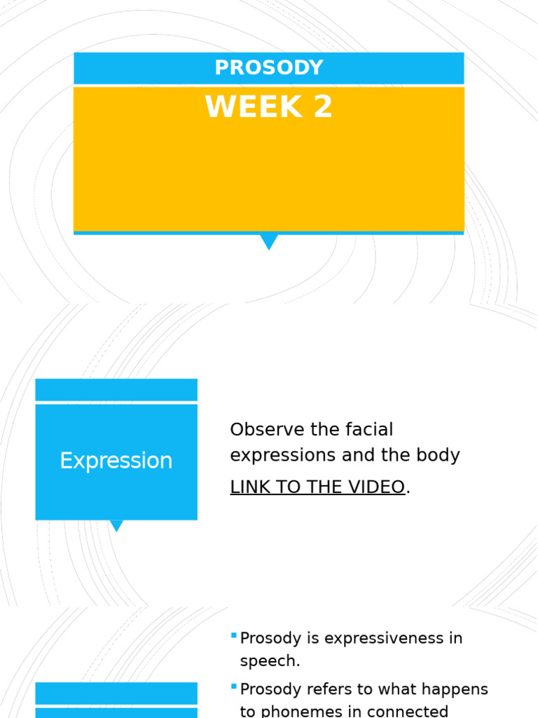 WEEK 2 - PPT | PDF | Stress (Linguistics) | Phonology