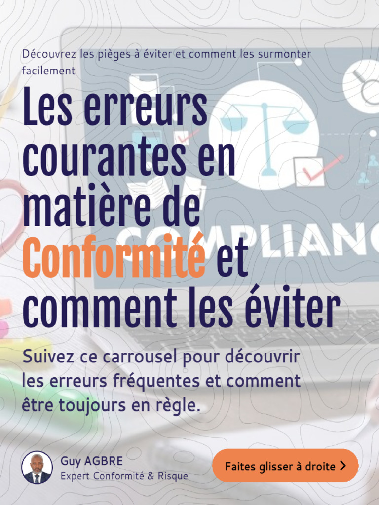 Les Erreurs Courantes en Matière de Conformité | PDF