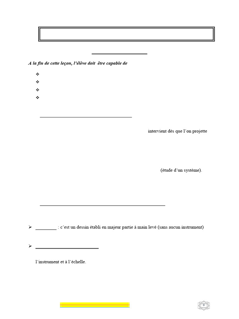 Introduction au Dessin Technique | PDF | Dessin | Dessin technique