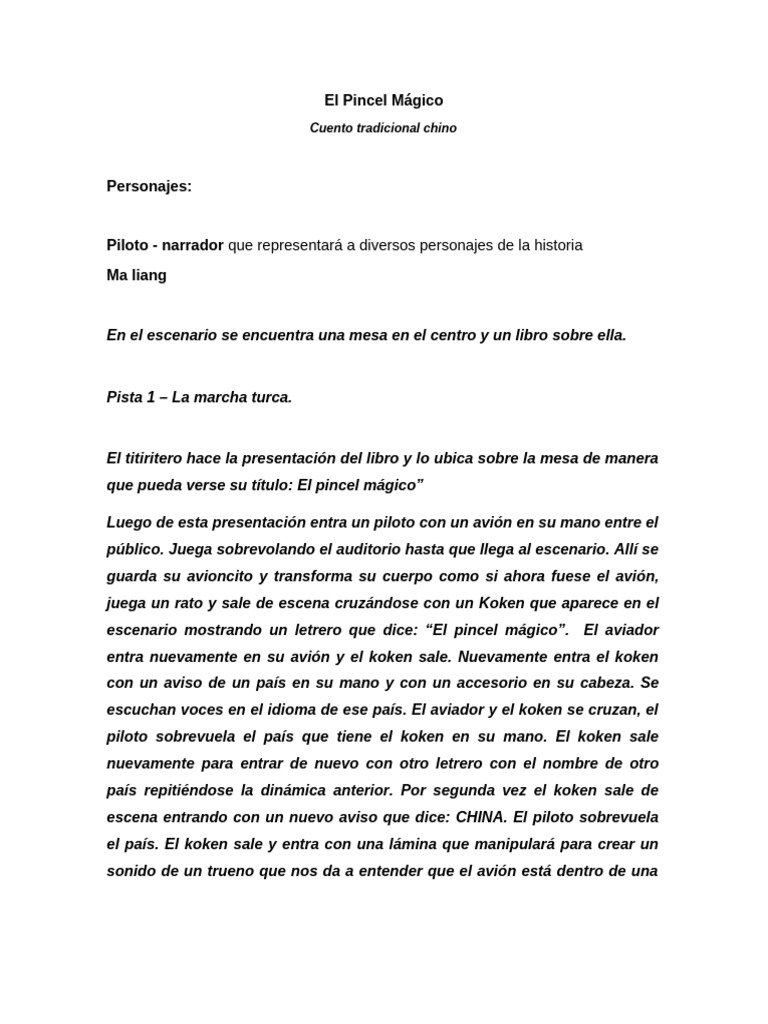 El Pincel Mágico | PDF | Dormir