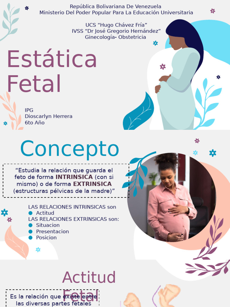 Estatica Fetal | PDF | Salud maternal | Obstetricia