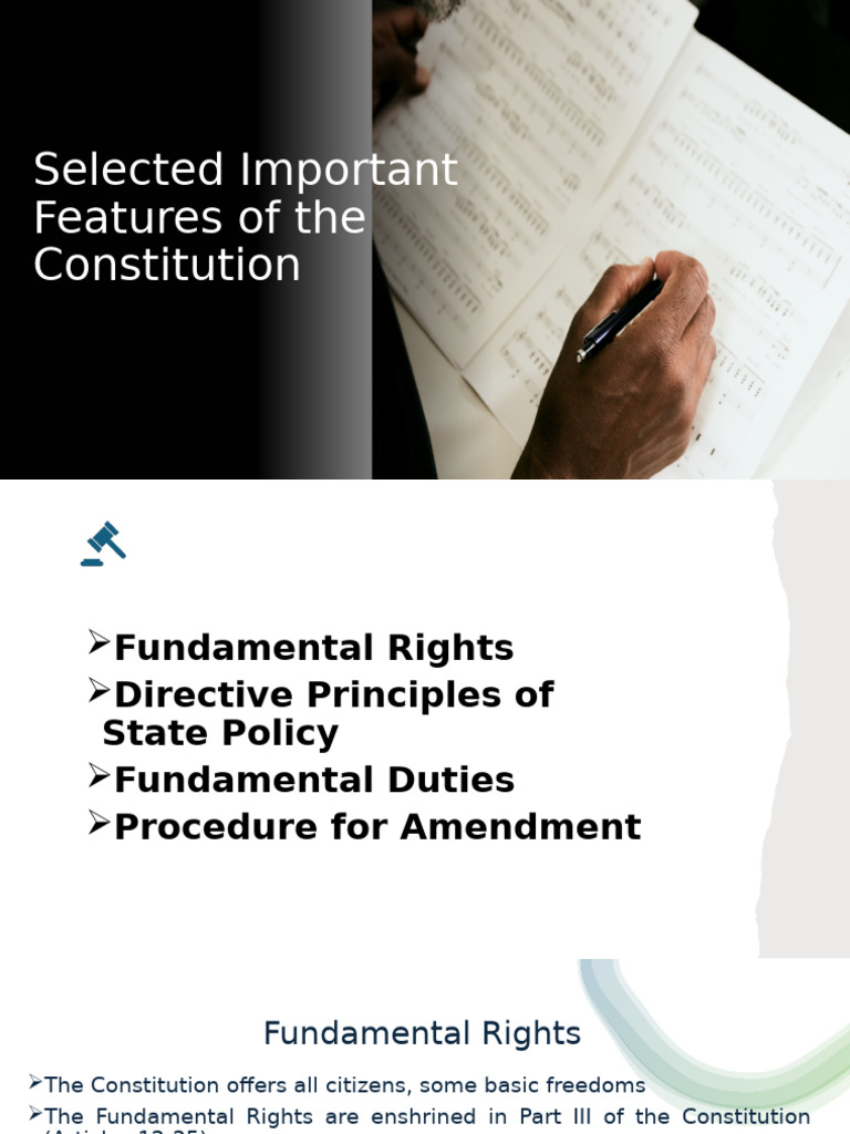 Features Constitution | PDF | Rights | Social Ethics