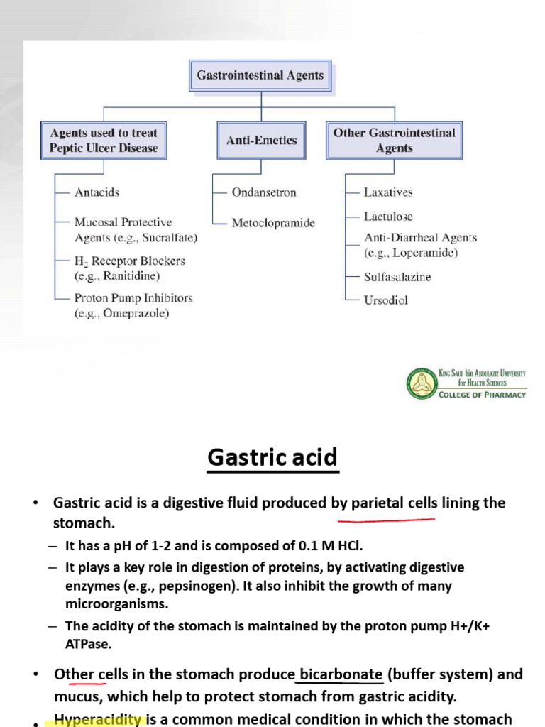 Treatment of Hyperacidity & Peptic Ulcer | PDF | Gastroesophageal ...
