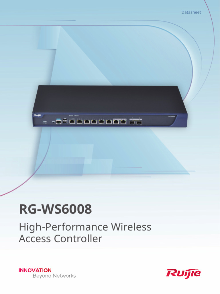 SMB RG WS6008 High Performance Wireless Access Controller 20240718 (浏览版 ...