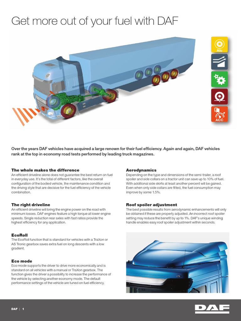 DAF Get More Out of Fuel 69637 EN | PDF | Fuel Economy In Automobiles ...