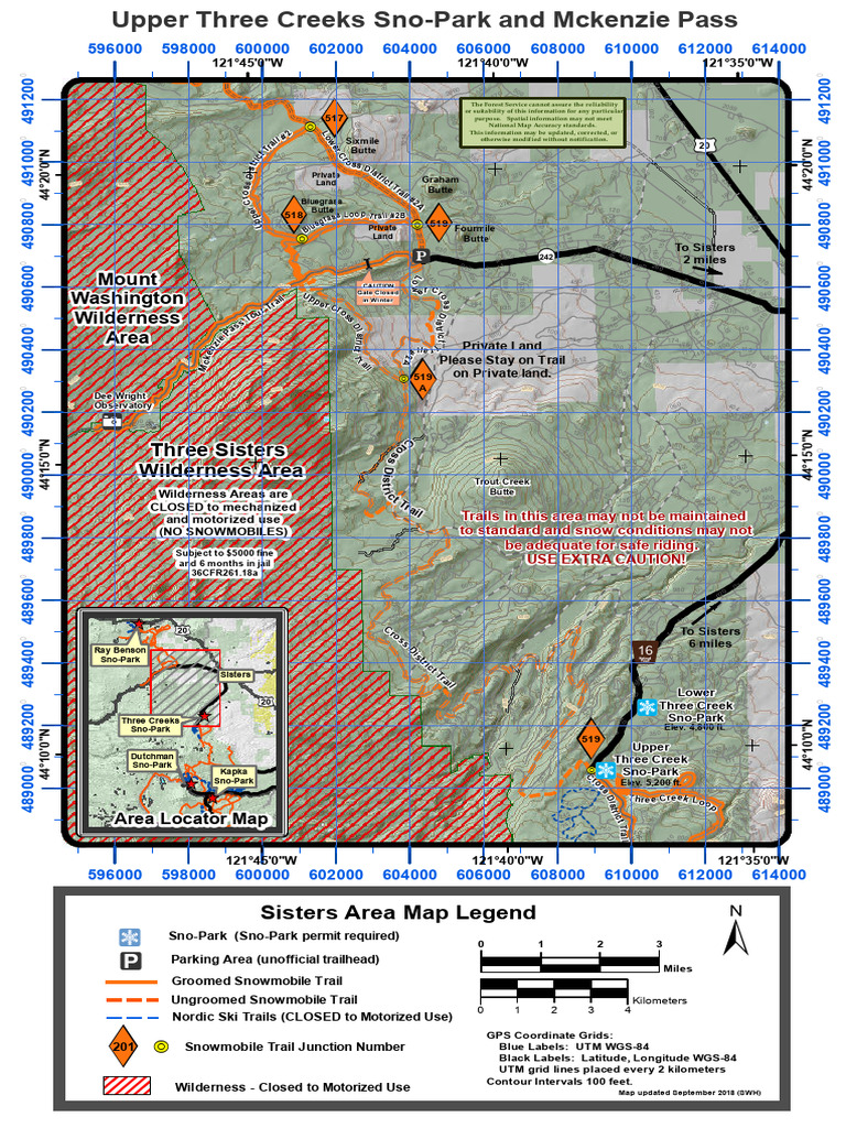 Forest Service snowmobile map | PDF