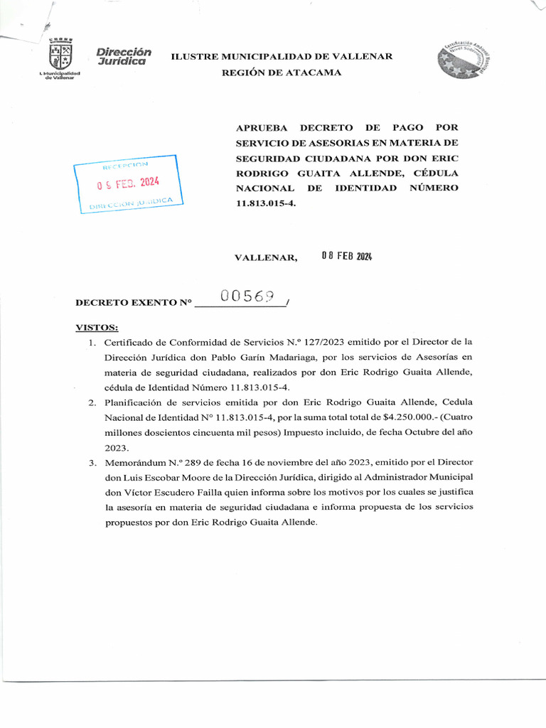 Informacion Victor | PDF | Documento de identidad | Administración Pública