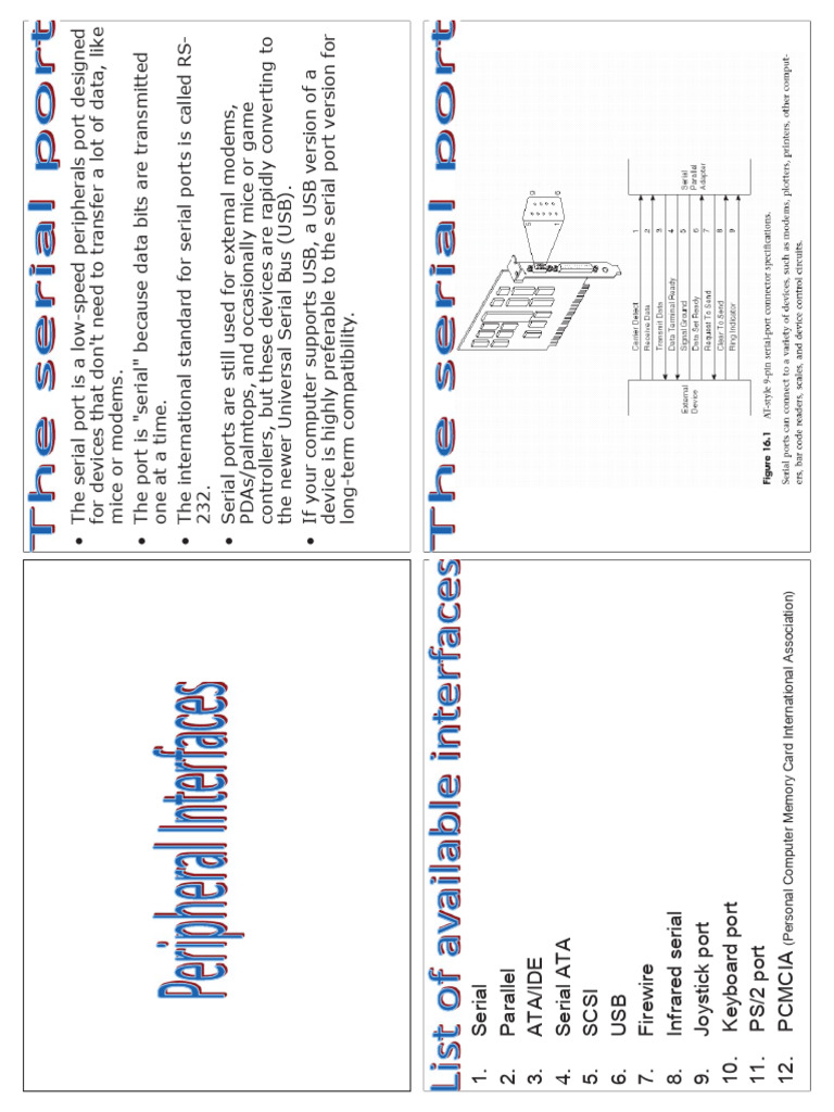 CSE491 Computer Interfacing and Peripherals Lec2 Handsout | PDF | Telecommunications | Computer ...