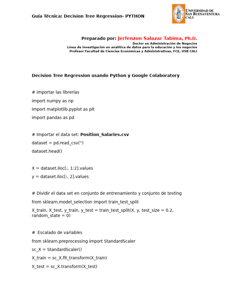 Decision Tree Regression (1) | PDF