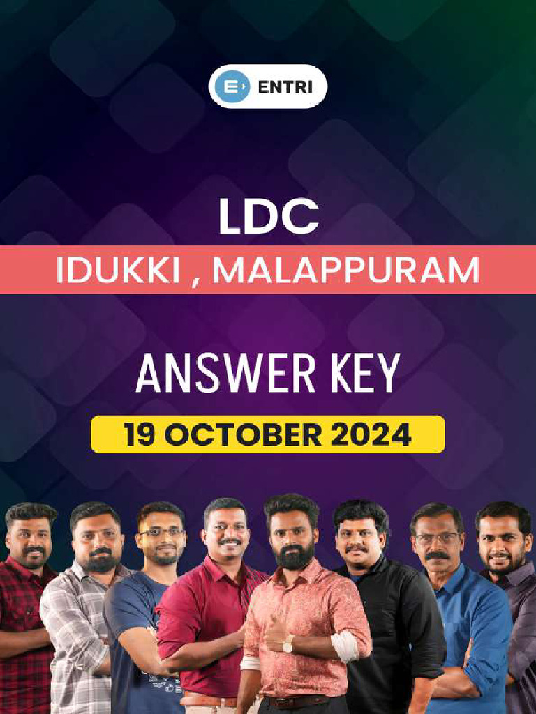 LDC IDK,MAL - ENTRI ANS KEY | PDF