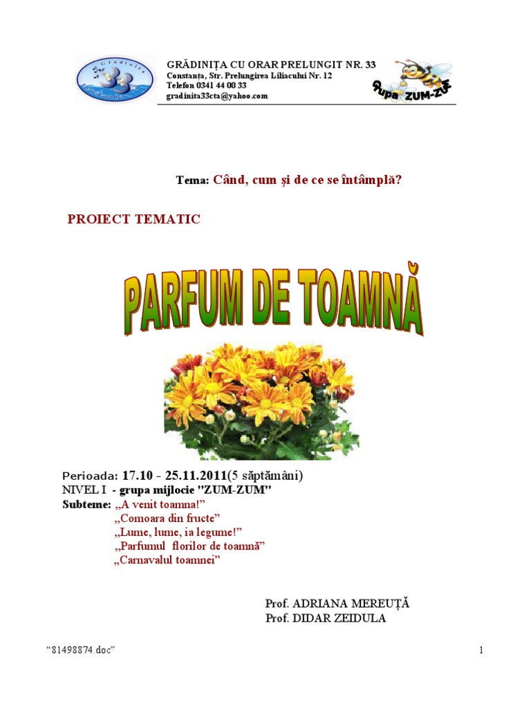 0 Parfum de Toamna | PDF