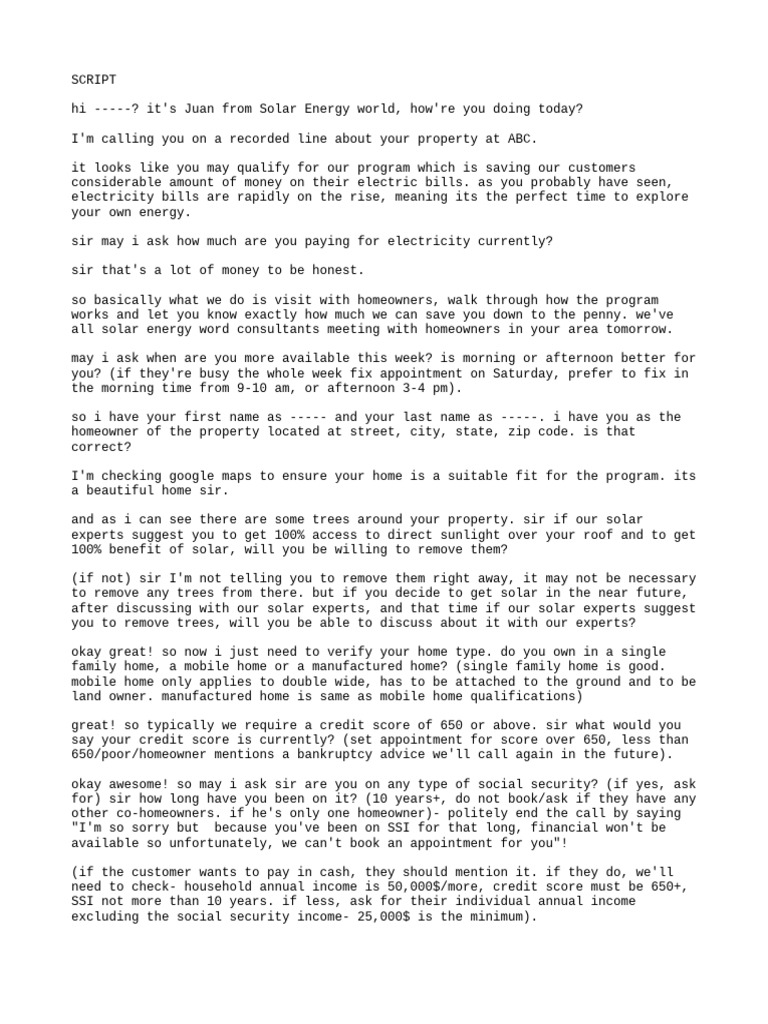 Own Made Script | PDF | Social Security (United States)