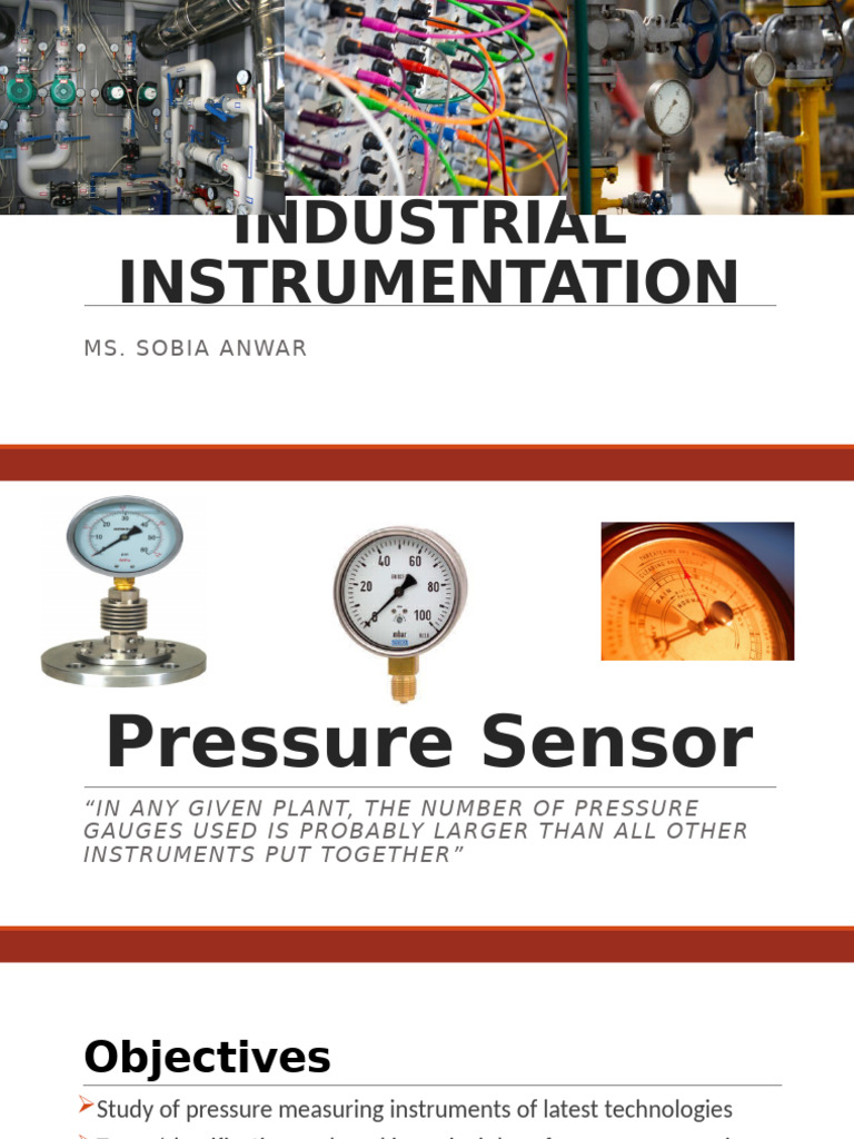 Instrumentation-Pressure Sensors | PDF | Pressure Measurement | Capacitor