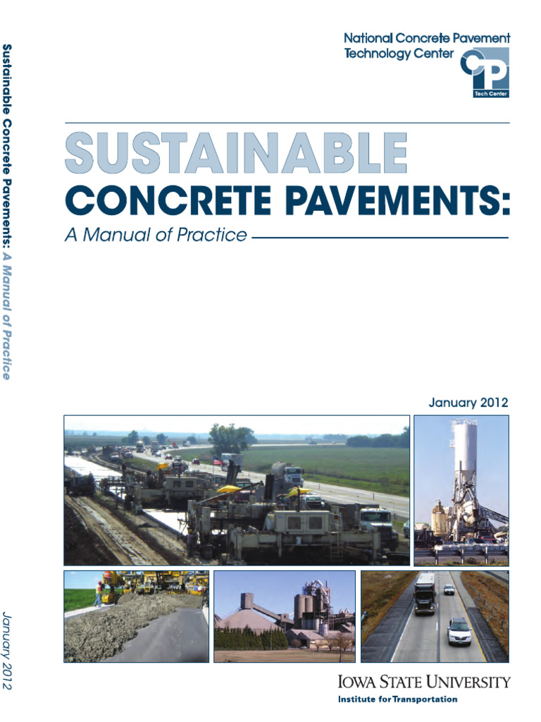 Sustainable Concrete Pavement 508 | PDF | Concrete | Road Surface