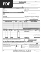 TFF Bol Form | PDF | Cargo | Bill Of Lading