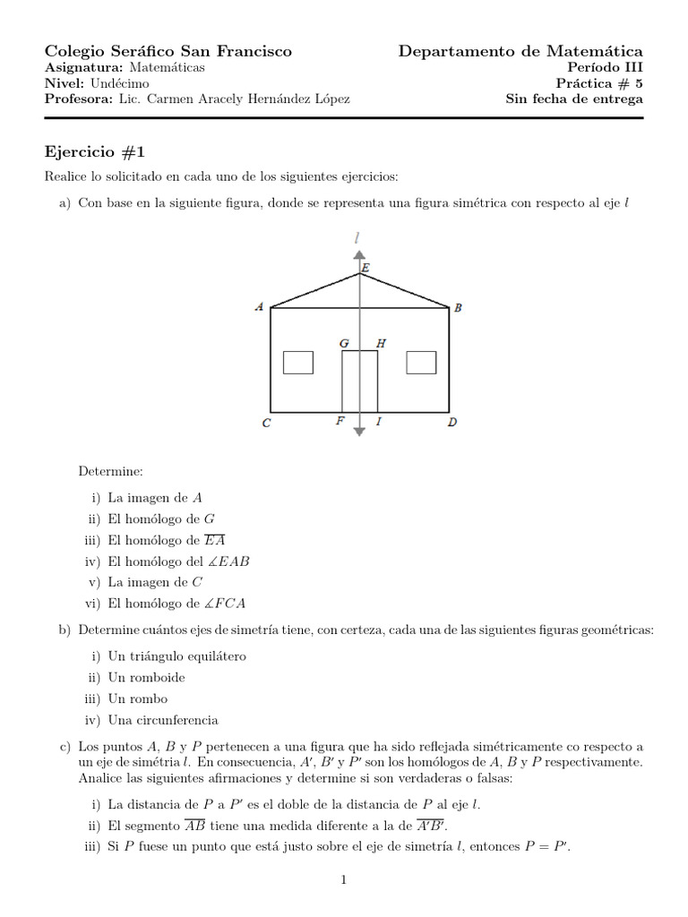 11__Práctica_5_IIIP | PDF | Geometría del plano euclidiano | Geometría Elemental