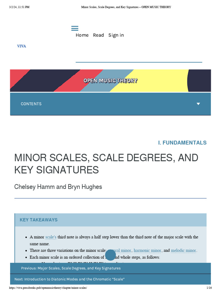 Minor Scales, Scale Degrees, and Key Signatures - OPEN MUSIC THEORY ...