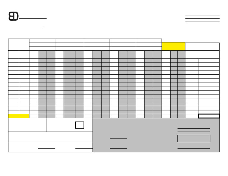 Blank Timesheet | PDF | Employee Relations | Business
