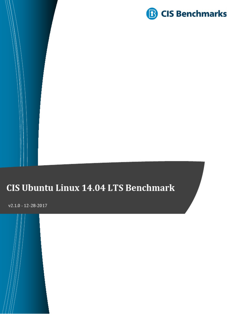 CIS Ubuntu Linux 14.04 LTS Benchmark v2.1.0 | PDF | File System | Utility Software