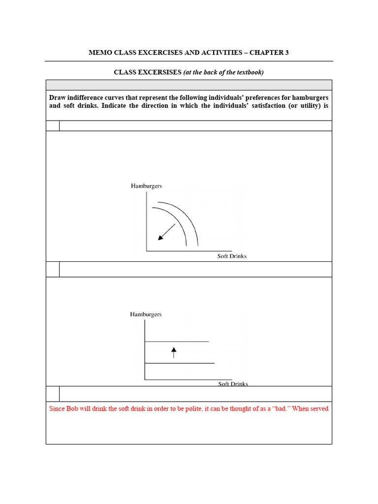 Chapter 3 _ Memo | PDF | Utility | Microeconomics