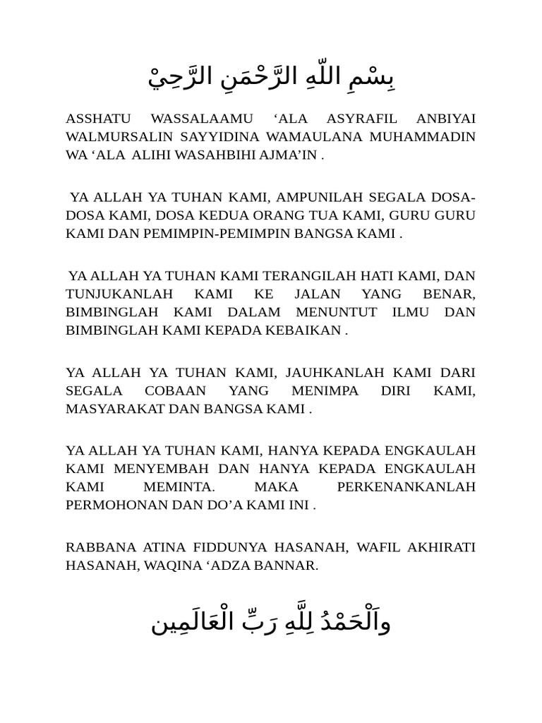 Teks Doa | PDF