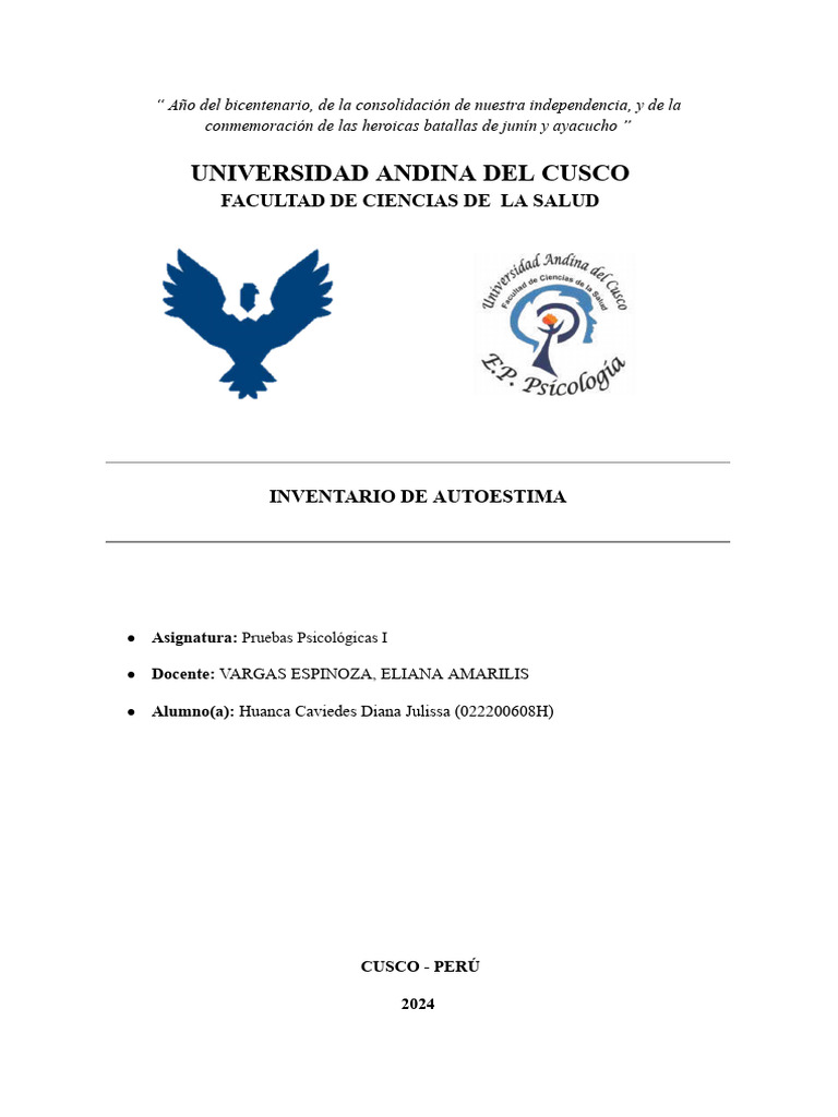 INVENTARIO. AUTOESTIMA-pruebas1.h | PDF | Terapia de conducta cognitiva ... INVENTARIO. AUTOESTIMA-pruebas1.h | PDF | Terapia de conducta cognitiva ...
