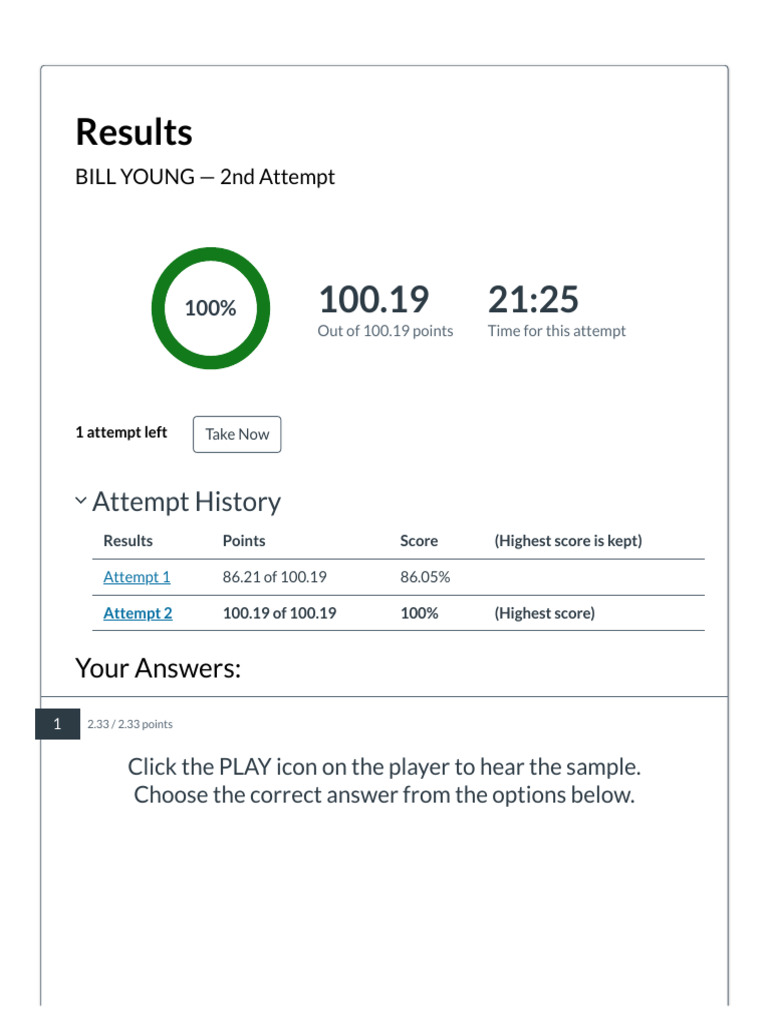 Jazz Styles Audio Test Results | PDF | Jazz | Trumpet