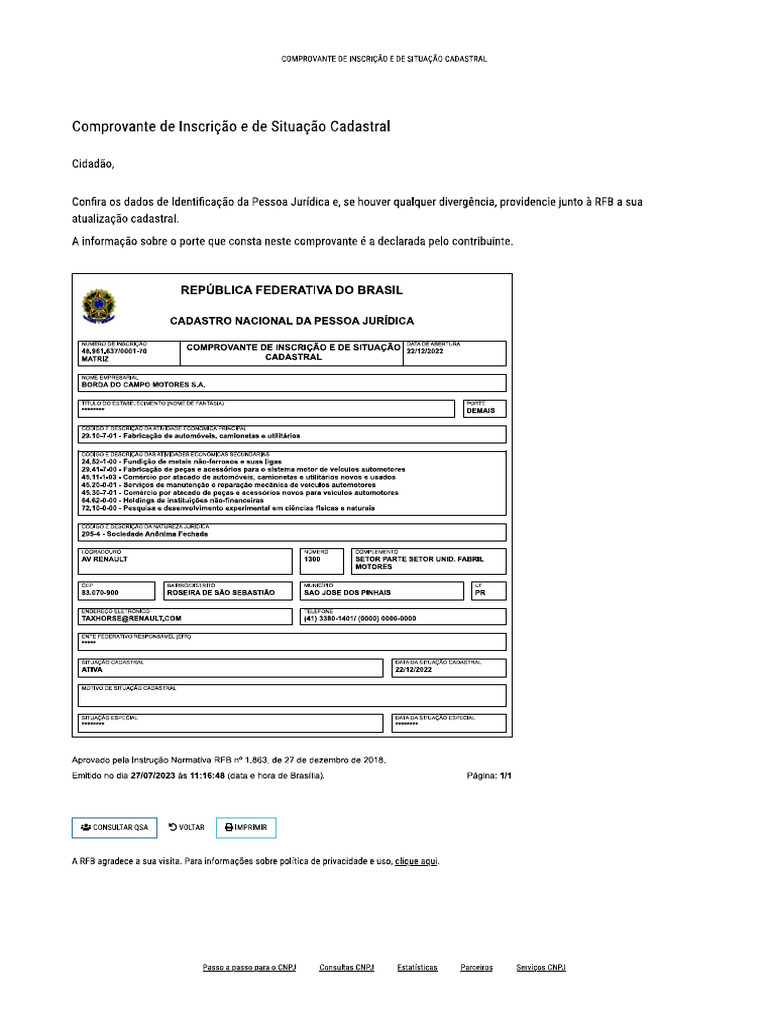 Análise Master Data | PDF