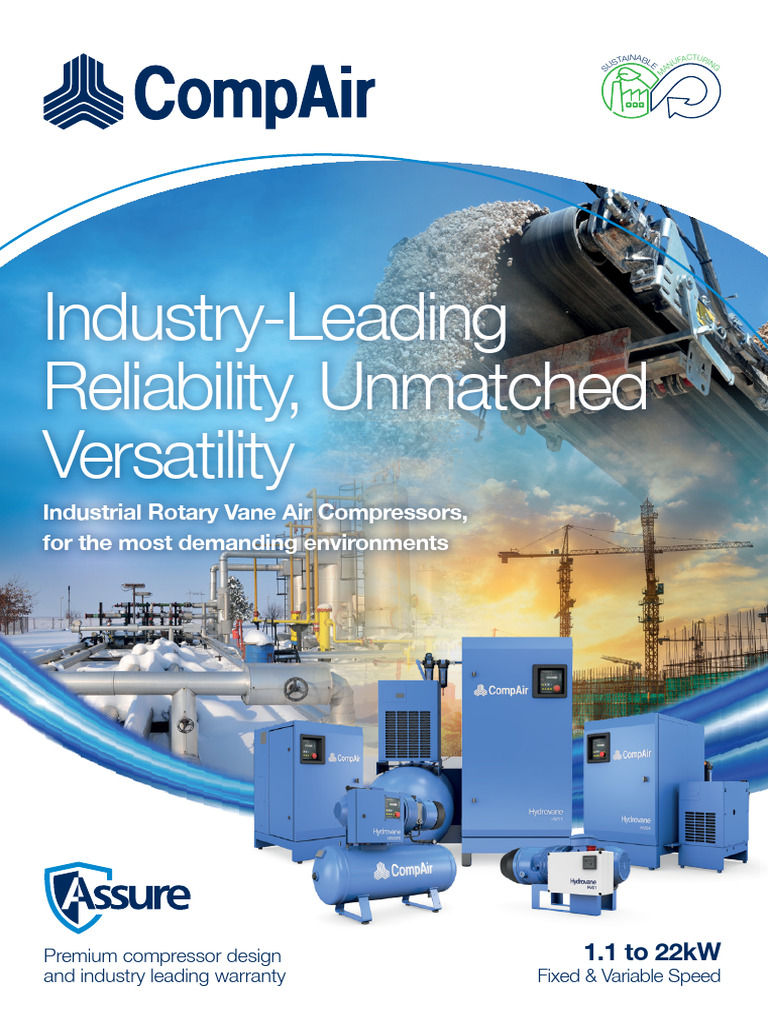 CompAir Hydrovane Brochure 12pp en Work | PDF | Business | Home & Garden