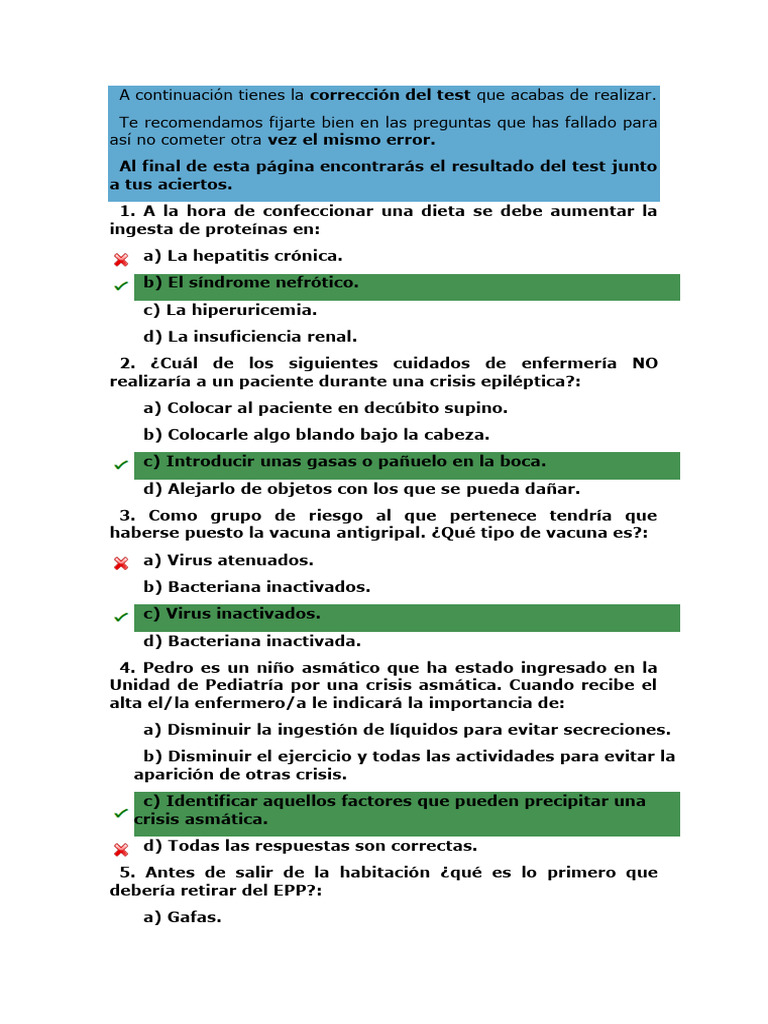 Preguntas de Simulador Caces 2018 | PDF | El embarazo | Infarto de miocardio