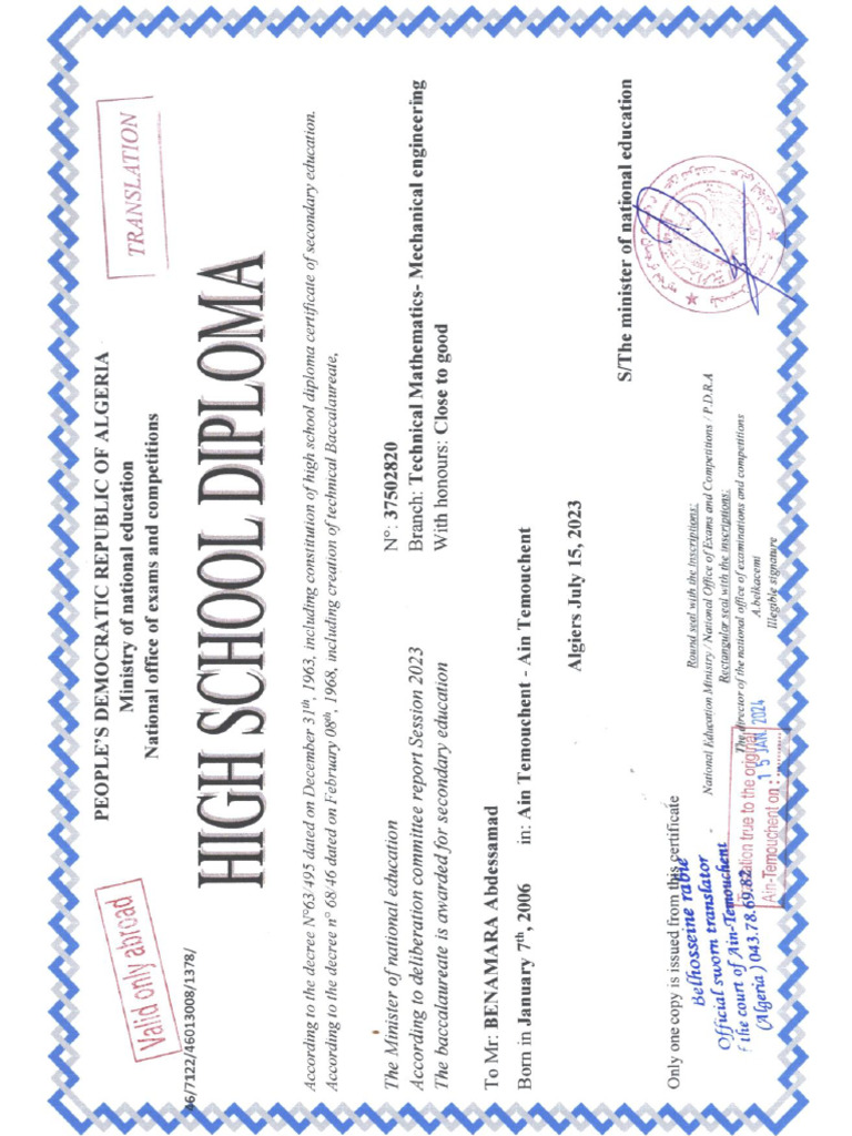 Diplome | PDF