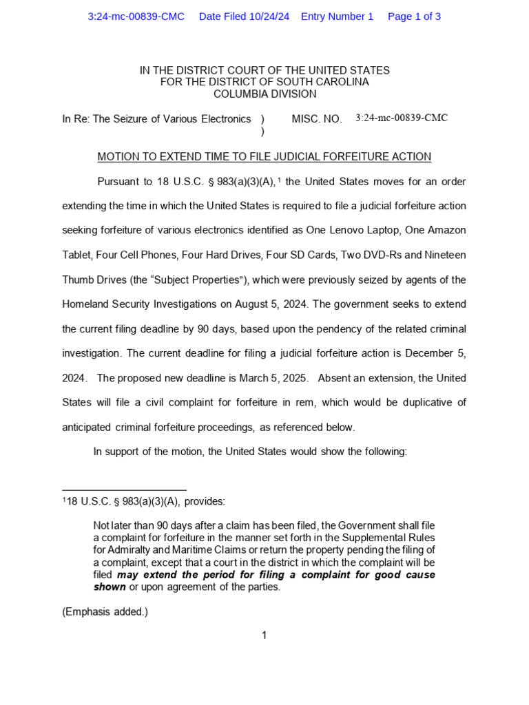 Criminal Indictment Expected Against RJ May | PDF | Asset Forfeiture ...