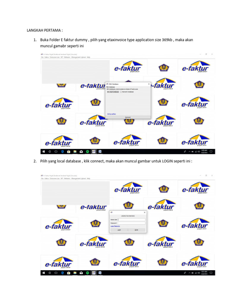 Langkah2 e FAKTUR PPN Simulasi | PDF | Pengelolaan Keuangan & Uang