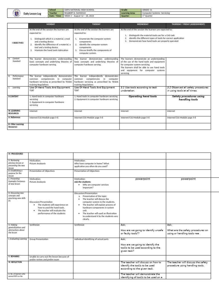DLL CSS 3 | PDF | Learning | Teachers DLL CSS 3 | PDF | Learning | Teachers