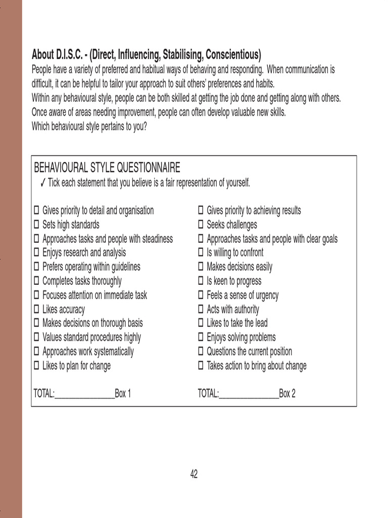 Disc Personality Assessment | PDF | Communication | Extraversion And Introversion