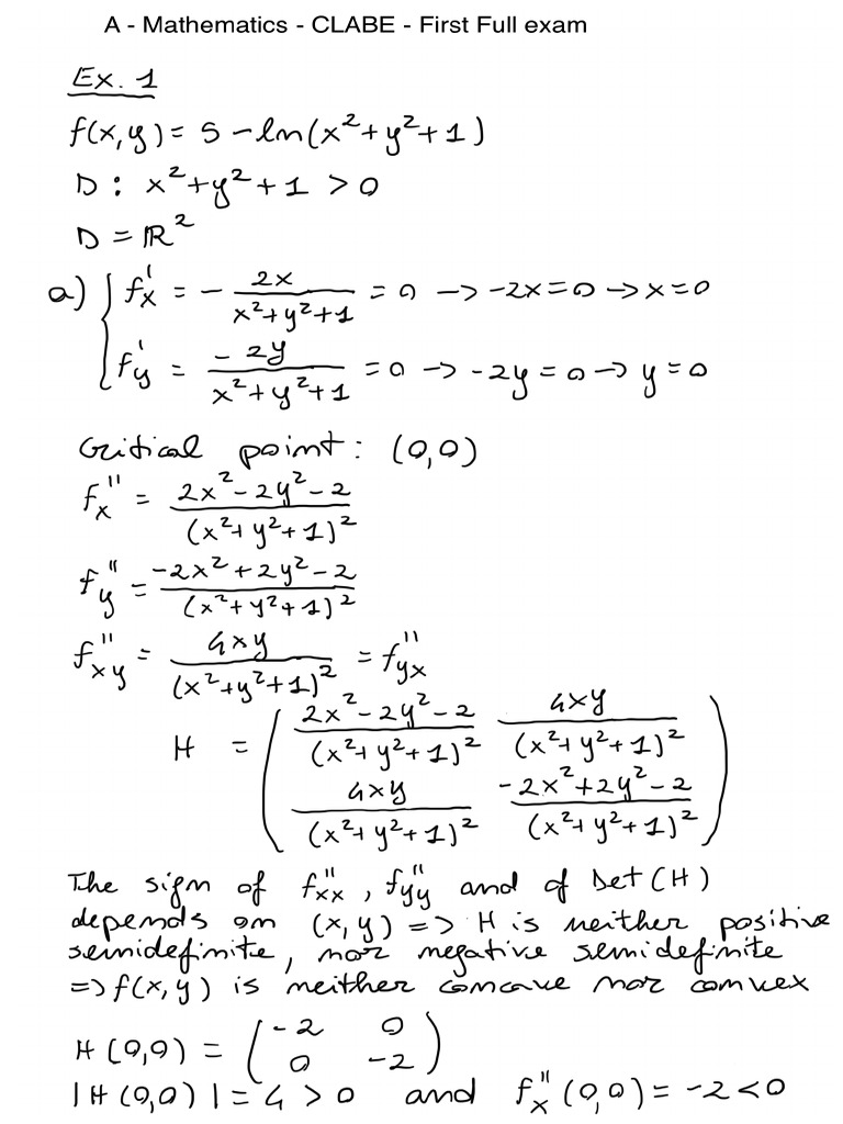 3rd Midterm Mock Solutions | PDF