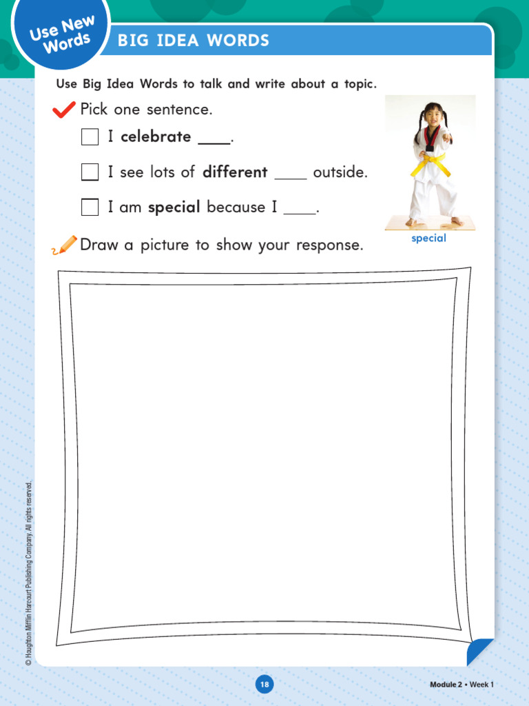 Big Idea Words for Creative Expression | PDF