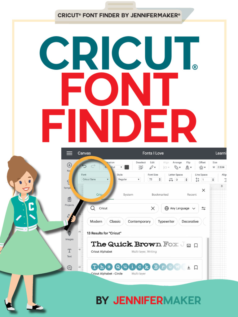 Cricut Font Finder Cheat Sheets by JenniferMaker | PDF | Software ... Cricut Font Finder Cheat Sheets by JenniferMaker | PDF | Software ...