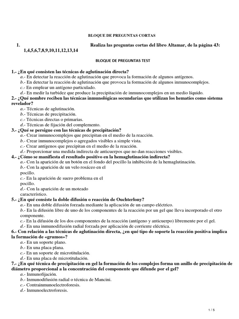 Actividades TKC | PDF | Tipo de sangre | Anticuerpo