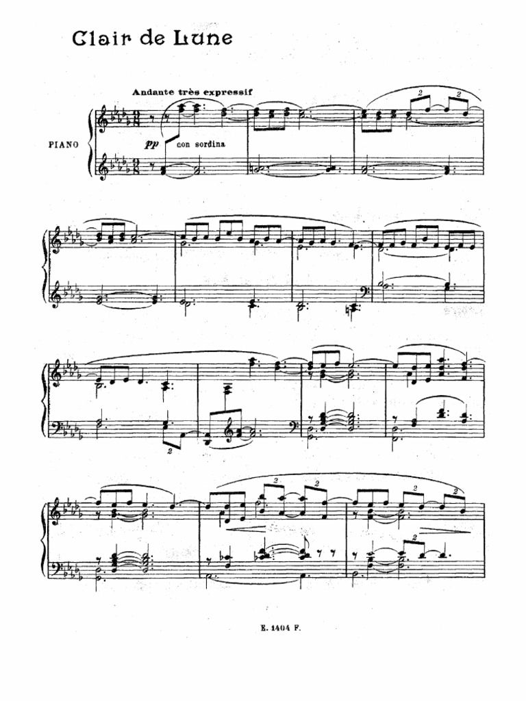 clair de lune | PDF