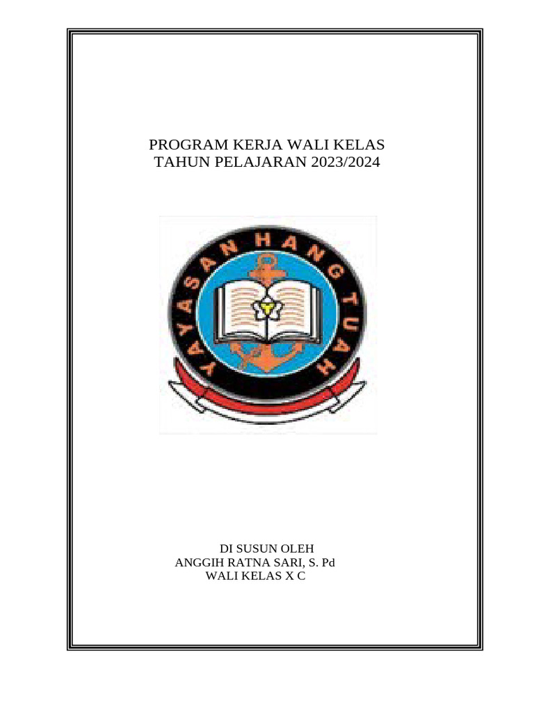 Bukti Dukung Program Wali Kelas XC - ANGGIH | PDF