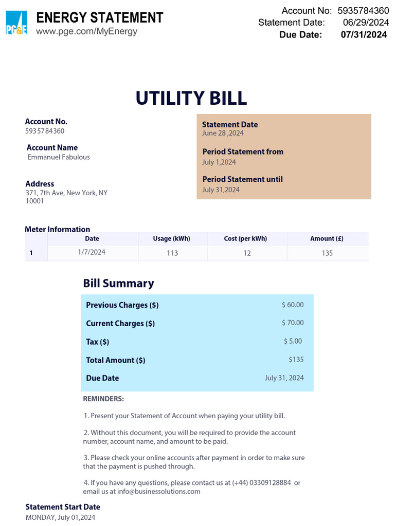 Bill (2) | PDF