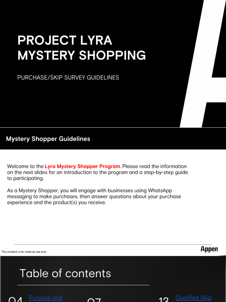 Purchase_Skip_Survey_Guidelines_v2 | PDF | Payments | Receipt