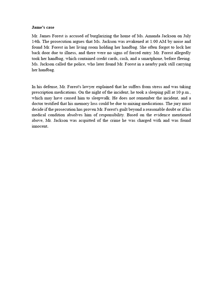 Jame's Case | PDF