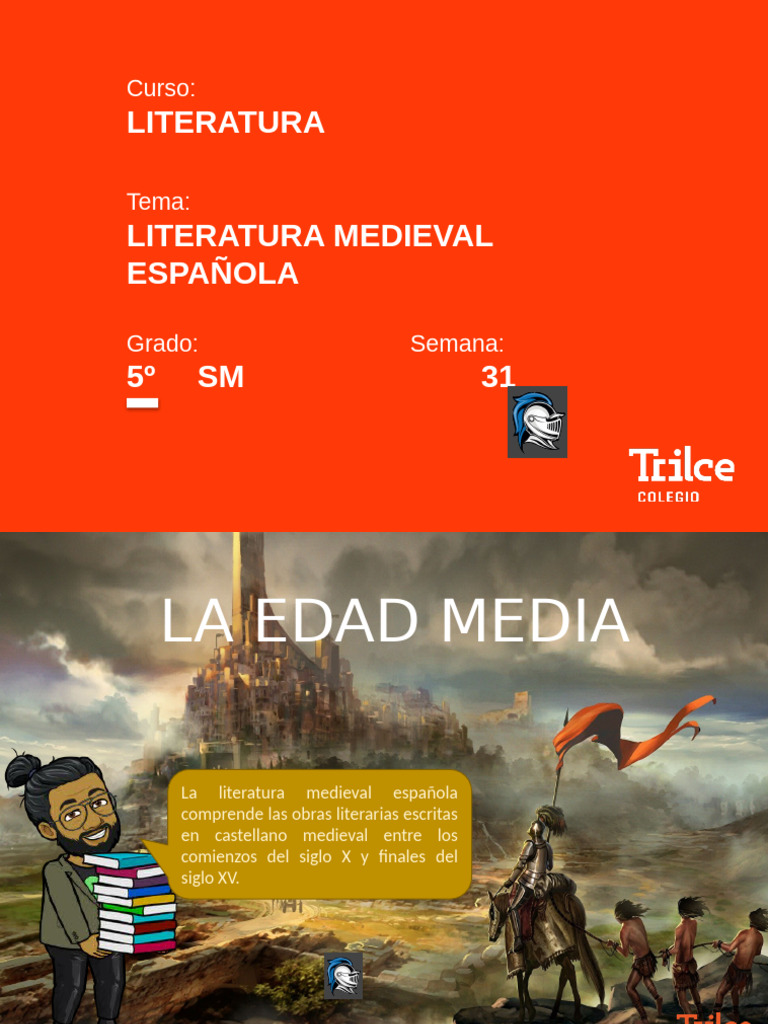 Historia de la Literatura Medieval Española | PDF | Historia | Clásicos
