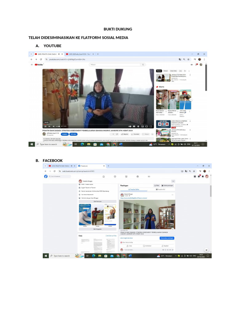 Bukti Dukung Naskah Protofolio | PDF