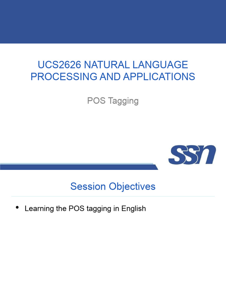 POS Tagging | PDF